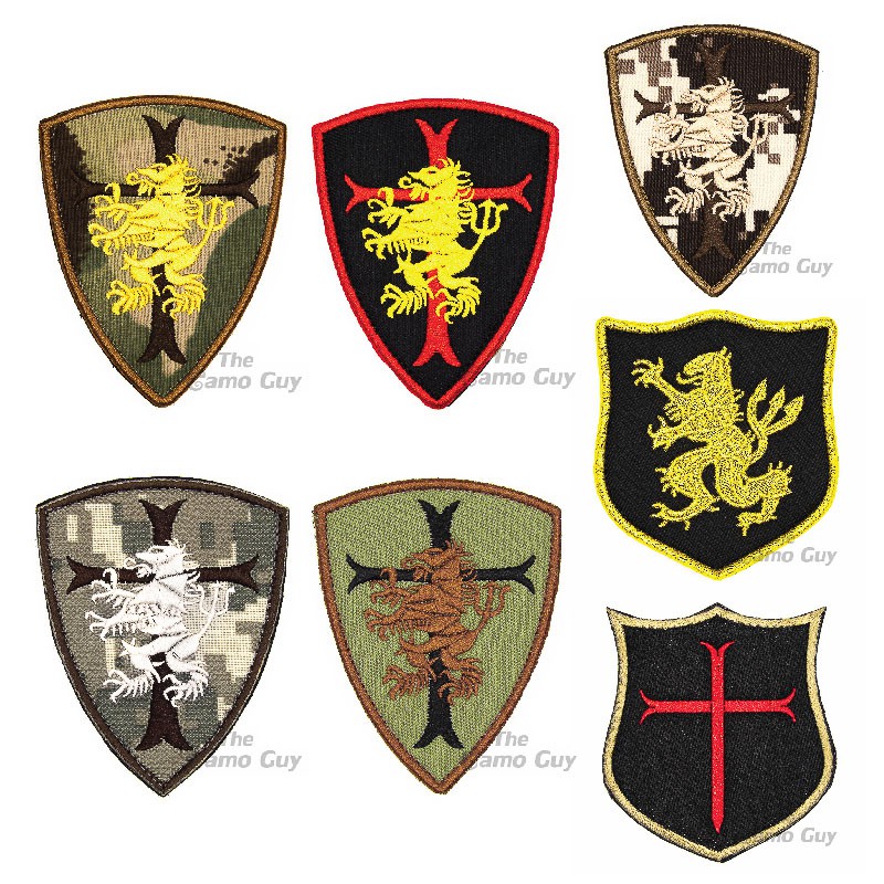 US Military Navy SEAL Team Six ST6 DEVGRU Crusader Cross Lion Shield Tactical Embroidery Velcro ...
