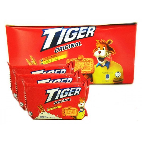 Tiger Biscuits - Original / Chocolate / Susu - 1 ctn (53.2g/75g x 12 ...