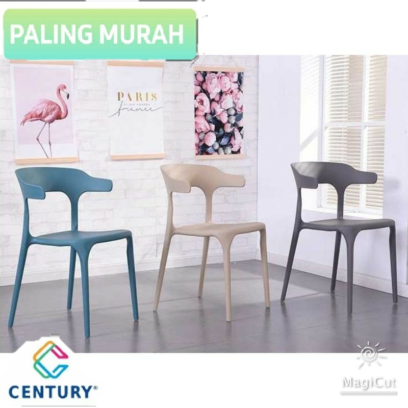 Century P132 Bull Premium Cafe Chair Kerusi cafe Outdoor Designer Chair ...