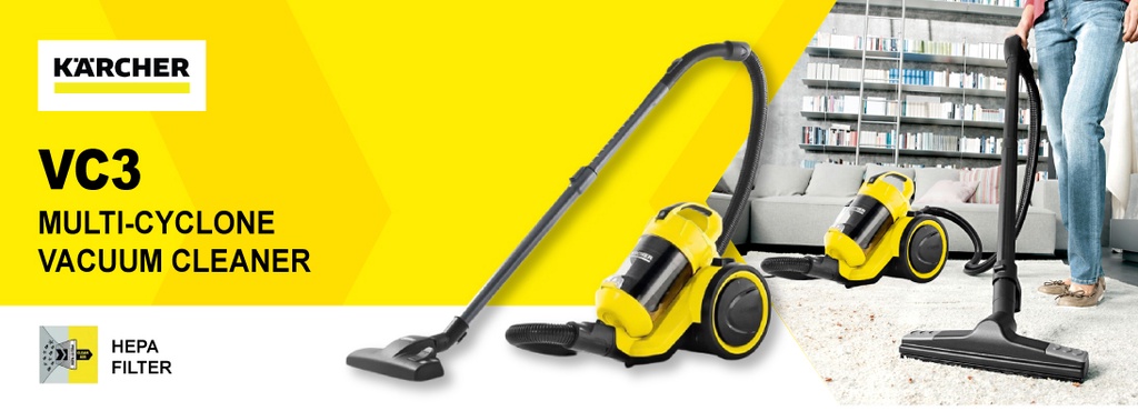 Karcher Bagless Vacuum Cleaner VC3 Vacuum Bagless Karcher VC3 Cyclone ...