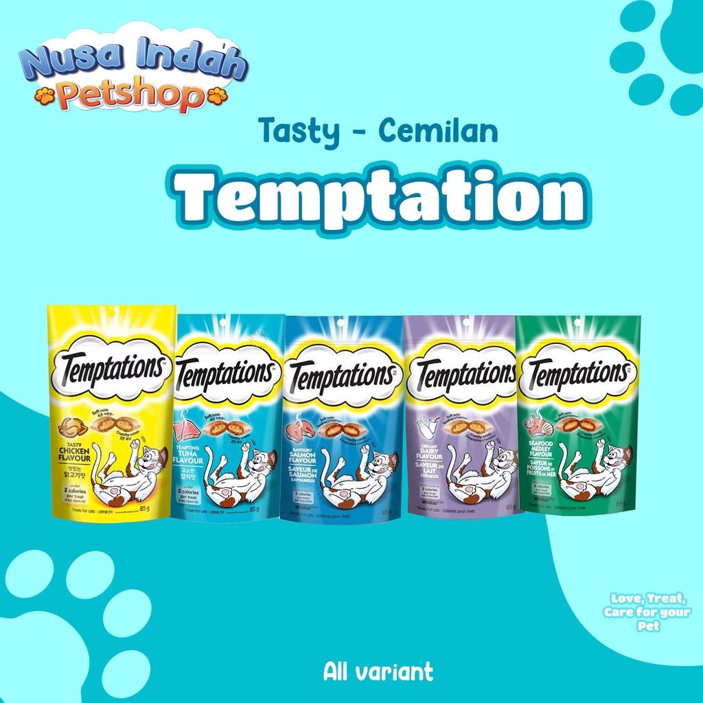Temptation cat food 85gr Healthy cat snack temptation 85gr Dry | Shopee ...