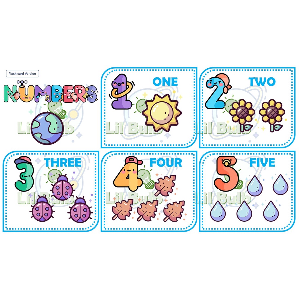 Numbers Busy Book 3 in 1 (Flash Card + Busy Book - Picture & Word ...