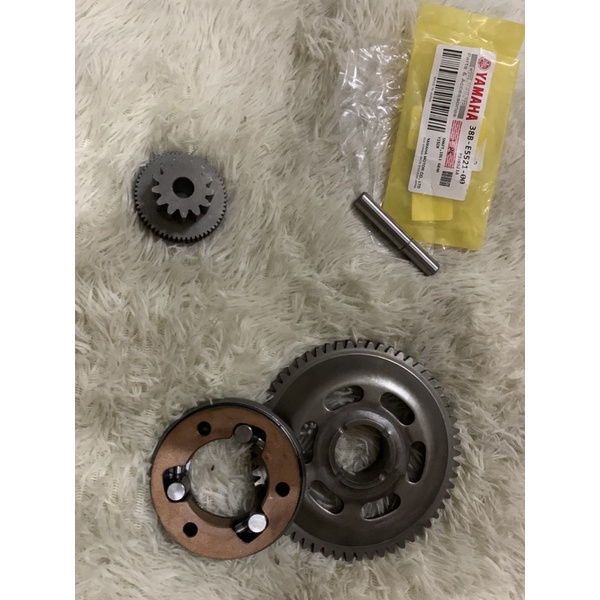 yamaha y15 y15zr ysuku v1 v2 starter gear starter one way bearing idle gear STARTOR CLUTCH OUT ...