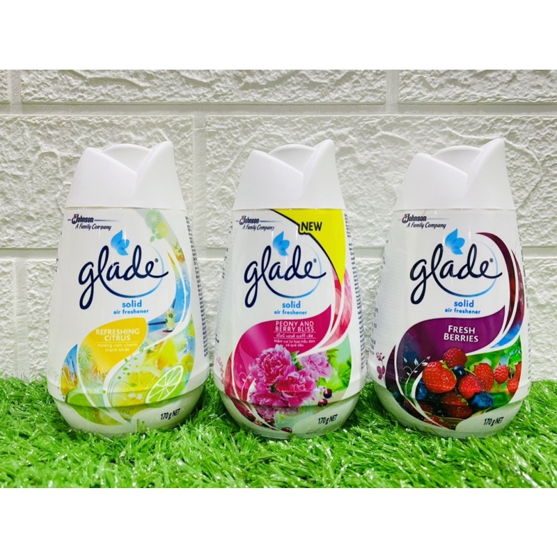 GLADE SOLID AIR FRESHENER 170G [Refreshing Citrus/Peony & Berry Bliss ...