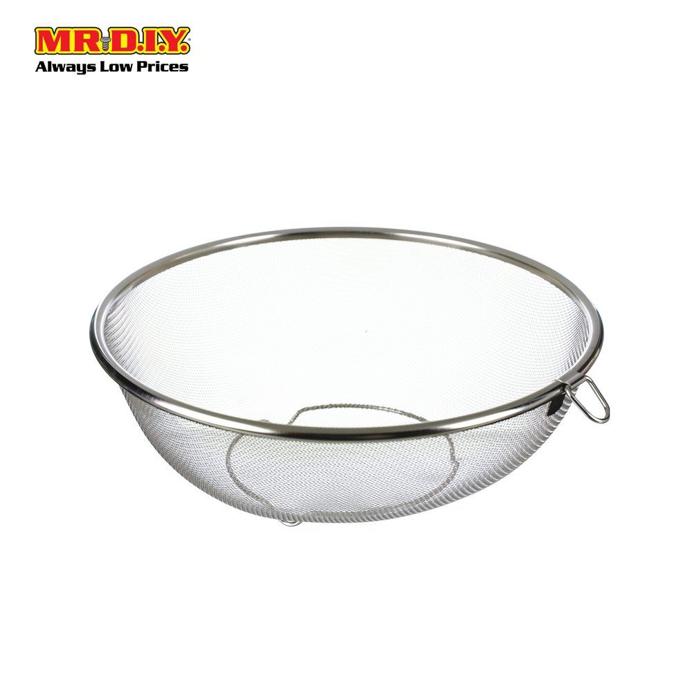 MR.DIY Stainless-Steel Round Fine Mesh Strainer (25cm x 10cm) | Shopee ...