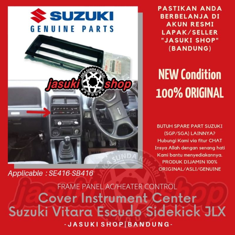Suzuki Vitara Escudo Sidekick JLX SE416 SB416 Dashboard AC Panel Cover ...