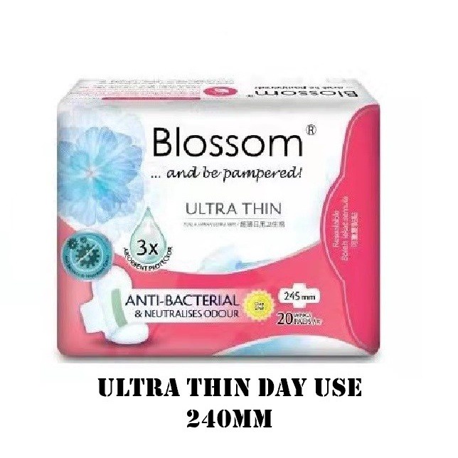 Blossom Pad/Sanitary Pad🔥Ready Stock🔥Day Use Ultra Thin/Pantyliner Ultra Thin Cottony Surface ...