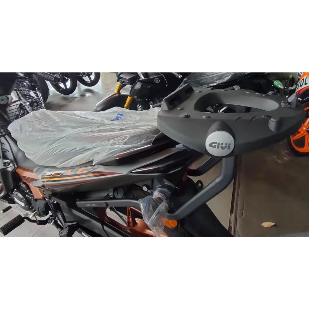 GIVI MONORACK YAMAHA LC135 V1-V7 HRX Heavy Duty Rack J Rack Monorack J 100% ORIGINAL | Shopee ...