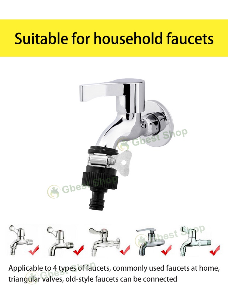 1/2"&3/4" Multi Pacifier Connector Garden Watering Hose pipe nozzle ...