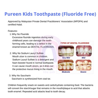 PUREEN *KIDS TOOTHPASTE* Ubat Gigi Kanak-Kanak | Fluoride Free | Orange ...