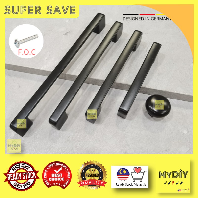 Pemegang Pintu Warna Hitam Pemegang laci Tombol Pintu Klasik Door ...