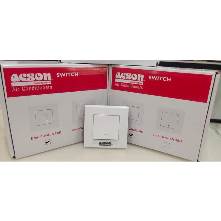 ASW 20B ACSON DOUBLE POLE 20A SWITCH WATER HEATER SWITCH 20A | Shopee ...