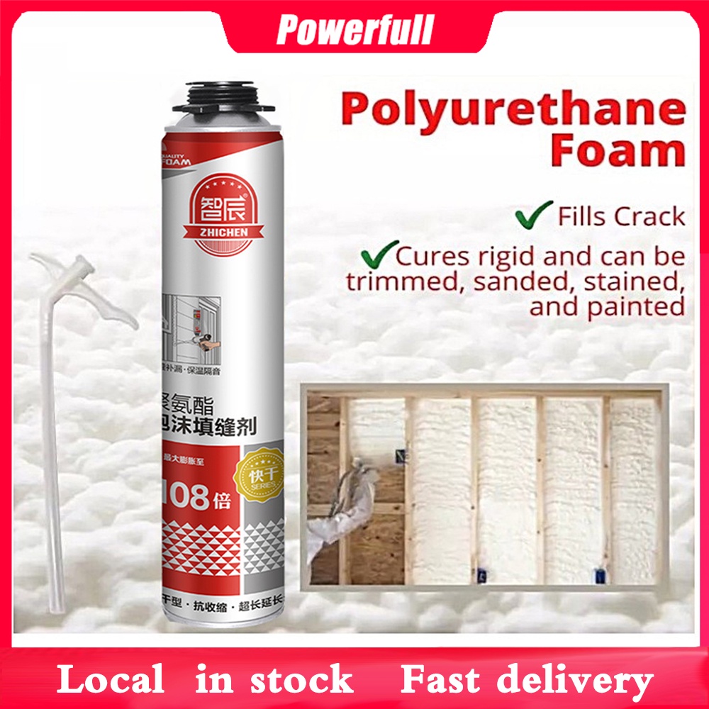 750ML Polyurethane Expanding Foam Spray sealant pu filler insulation wall（C0282） | Shopee Malaysia