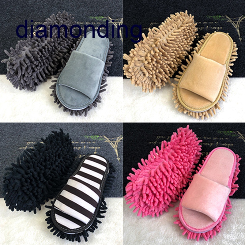 Lazy Cleaning Foot Cleaner Slipper Micro Fiber Cleaning Slipper Mop ...