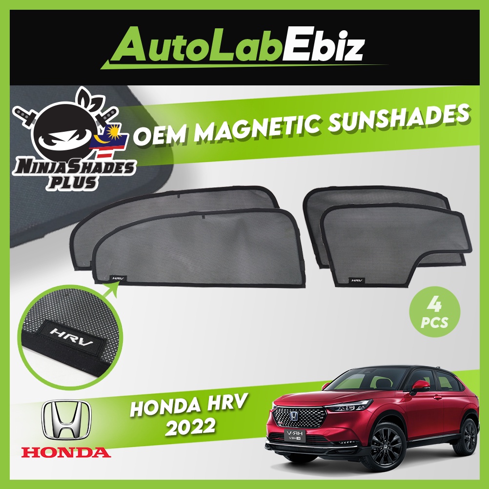 Honda HRV 2022-2023 NinjaShades Plus OEM Magnetic Car Sunshades (4pcs/set) | Shopee Malaysia