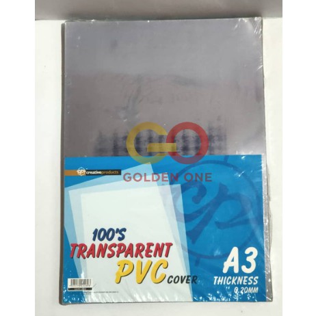 CP PVC Cover A3 / Rigid Sheet A3 / Transparent Cover A3 / Binding Cover ...