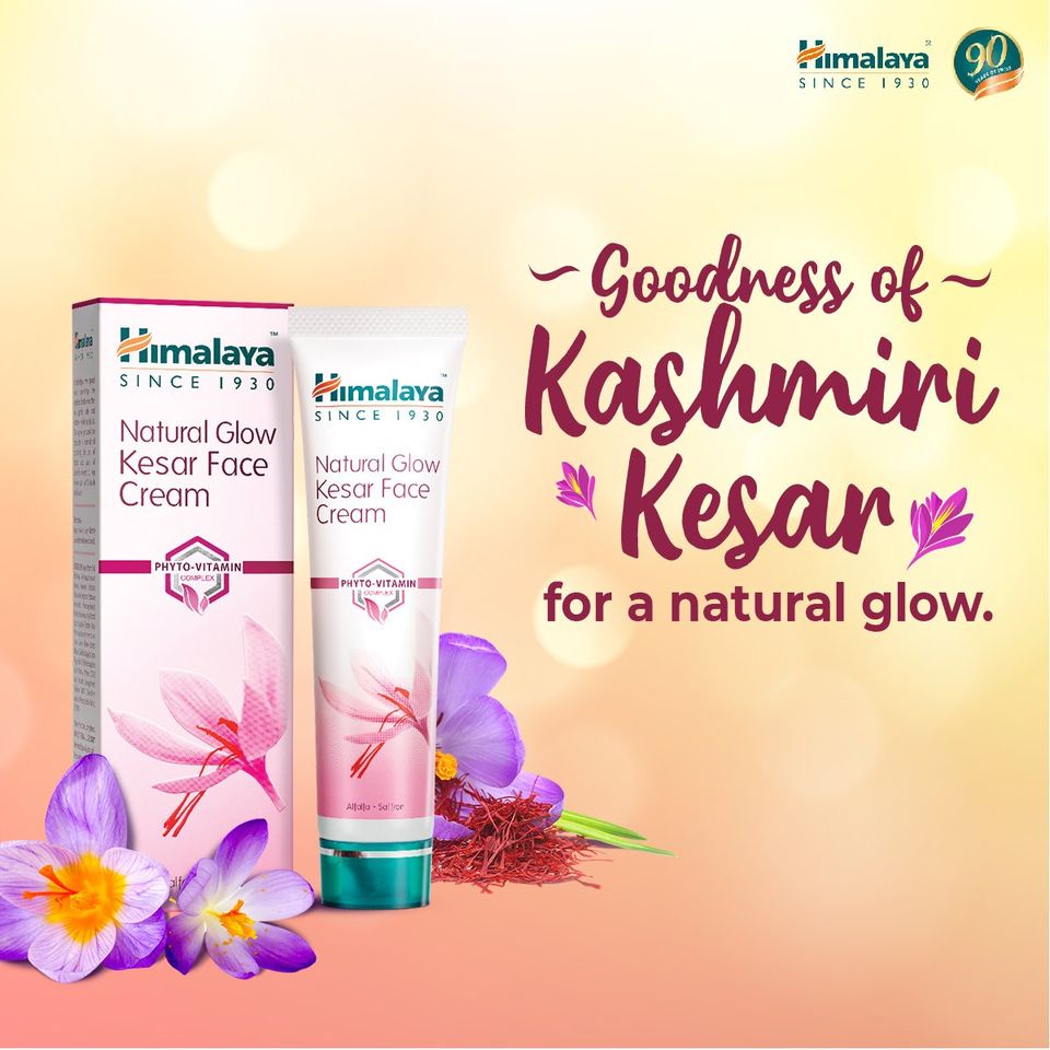 Himalaya - Natural Glow Kesar Face Cream/ Cream Muka - 50g | Shopee ...