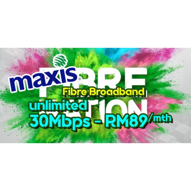 Maxis fibre home 100mbps free powerbank 10000mah | Shopee Malaysia