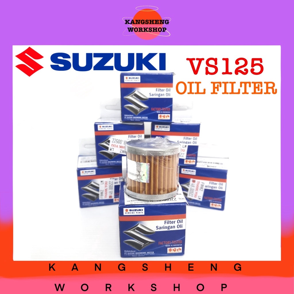 SUZUKI VS125 OIL FILTER (ORIGINAL) ~ (BELANG/SMASH/KTN200) (VS 125/KTN ...
