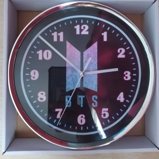 Wall Clock Custommade (BTS) | Shopee Malaysia