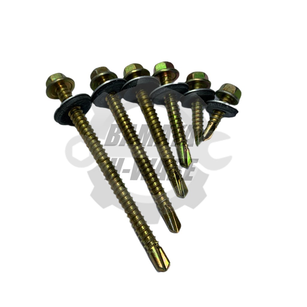 Self Drilling Hex Head Roofing Awning Screw for Metal. 3/4-3'' Skrew ...