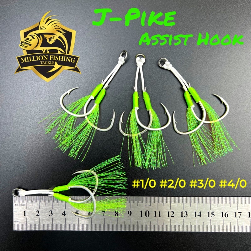 【𝐉-𝐏𝐈𝐊𝐄 𝐀𝐬𝐬𝐢𝐬𝐭 𝐉𝐢𝐠𝐠𝐢𝐧𝐠 𝐇𝐨𝐨𝐤】for Jig 20g-200g SlowJig FastJigMata Kail ...