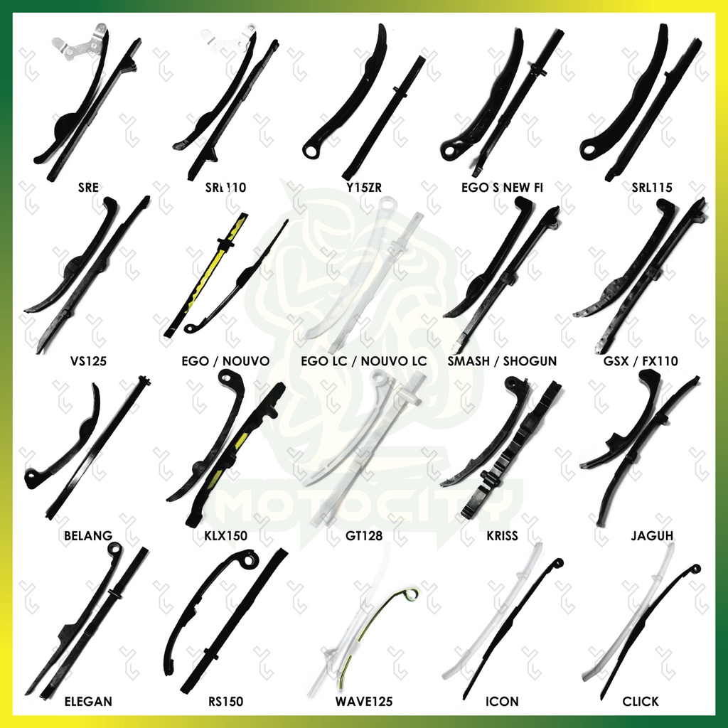 CHAIN TENSIONER GUIDE WAVE125,WAVE110,ICON,CLICK,RS150,GSX,FX110,SMASH ...