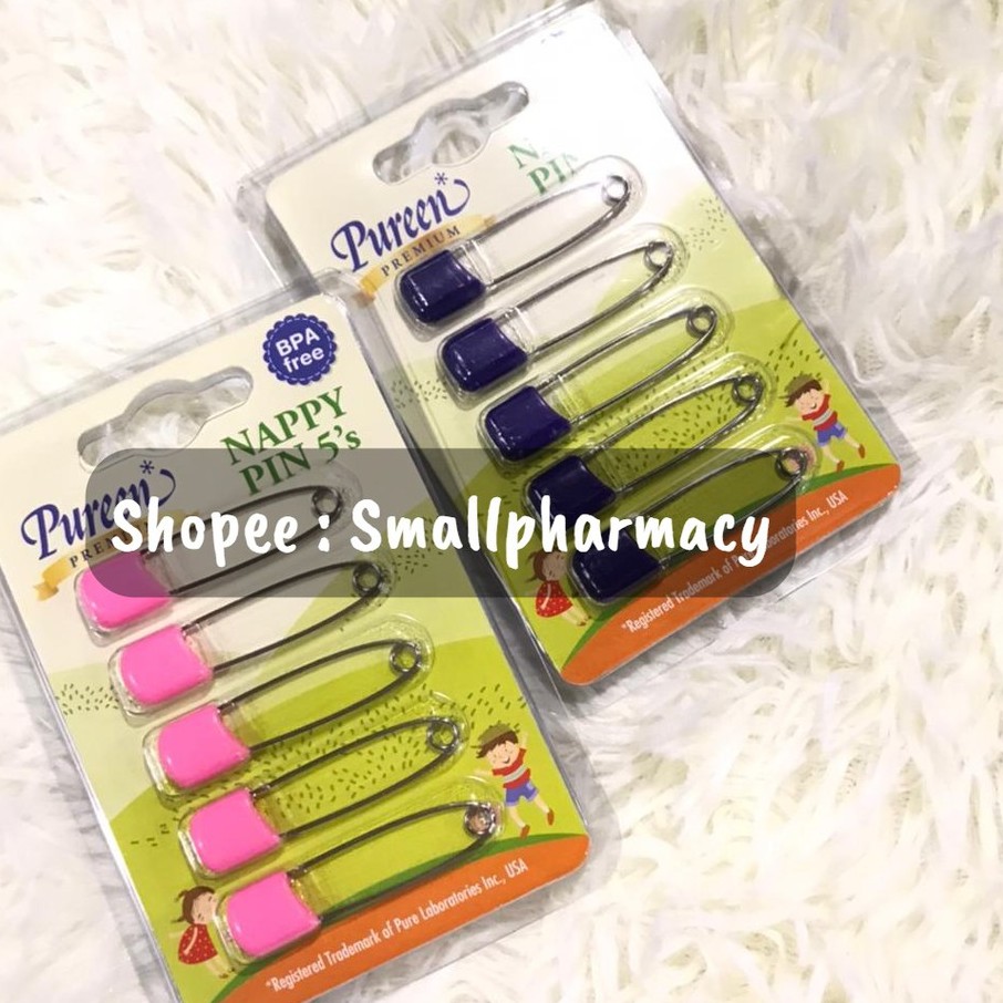 Pureen Premium Nappy Pin 5s *Random Color* 111037 | Shopee Malaysia