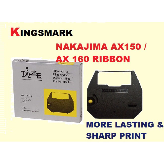 Nakajima AX 150/210 Typewriter Ribbon COMPATIBLE | Shopee Malaysia