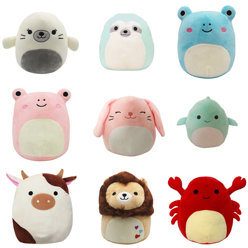 20cm Squishmallow Plush Toy Emma Max Bop Tally Cora Aqua Paco Kayla ...