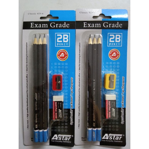 EXAM GRADE 2B PENCIL VALUE PACK. | Shopee Malaysia