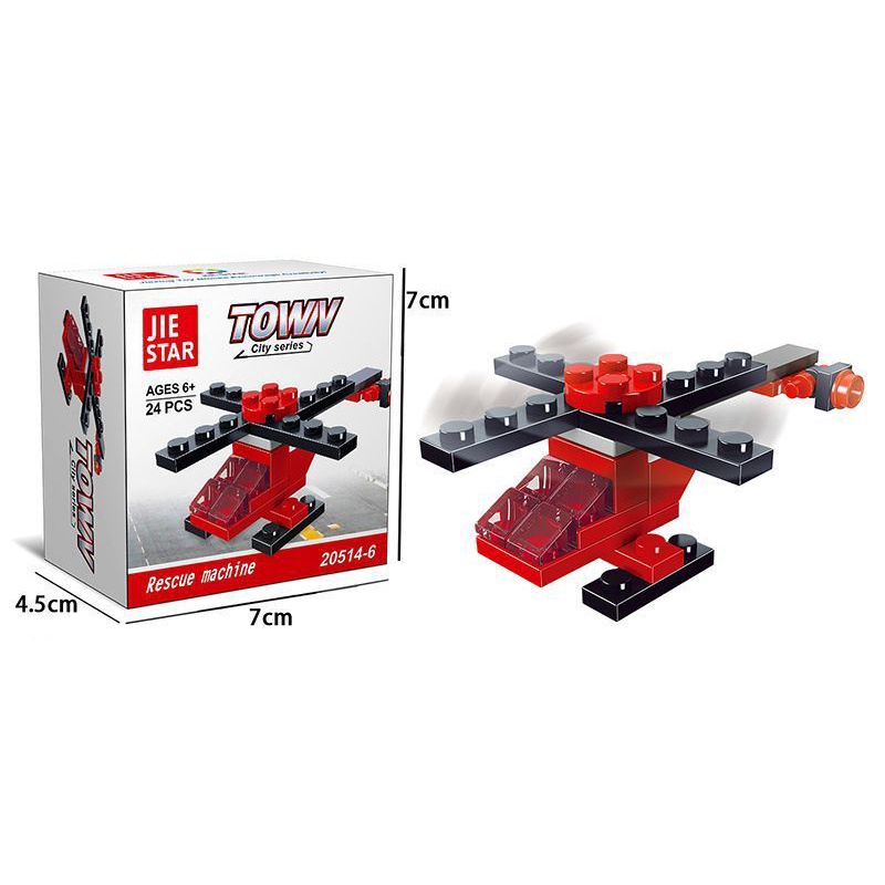 【JIE STAR Blocks 杰星积木】Fireman/消防员/Bomba-Building Blocks(Discovery Car ...