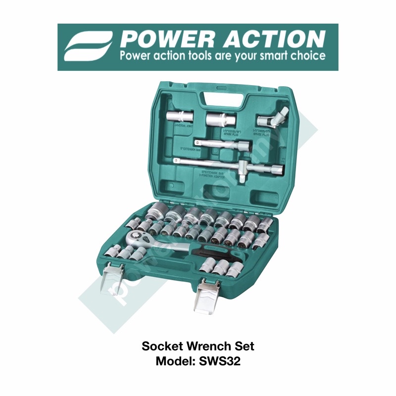 Power Action Socket Wrench Set (SWS32) | Shopee Malaysia