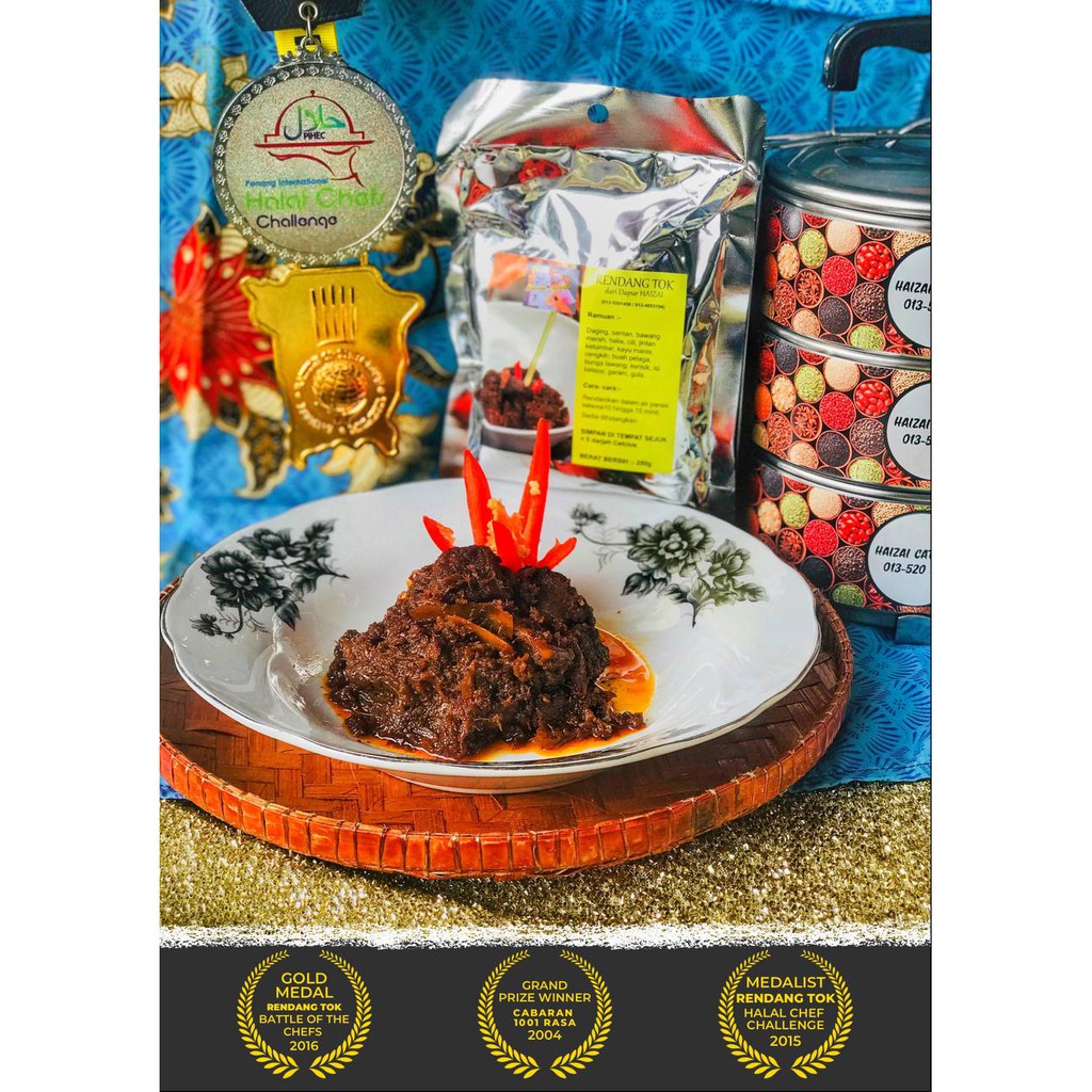 [Ready stok] RENDANG TOK DAGING RAYA 200g | Shopee Malaysia