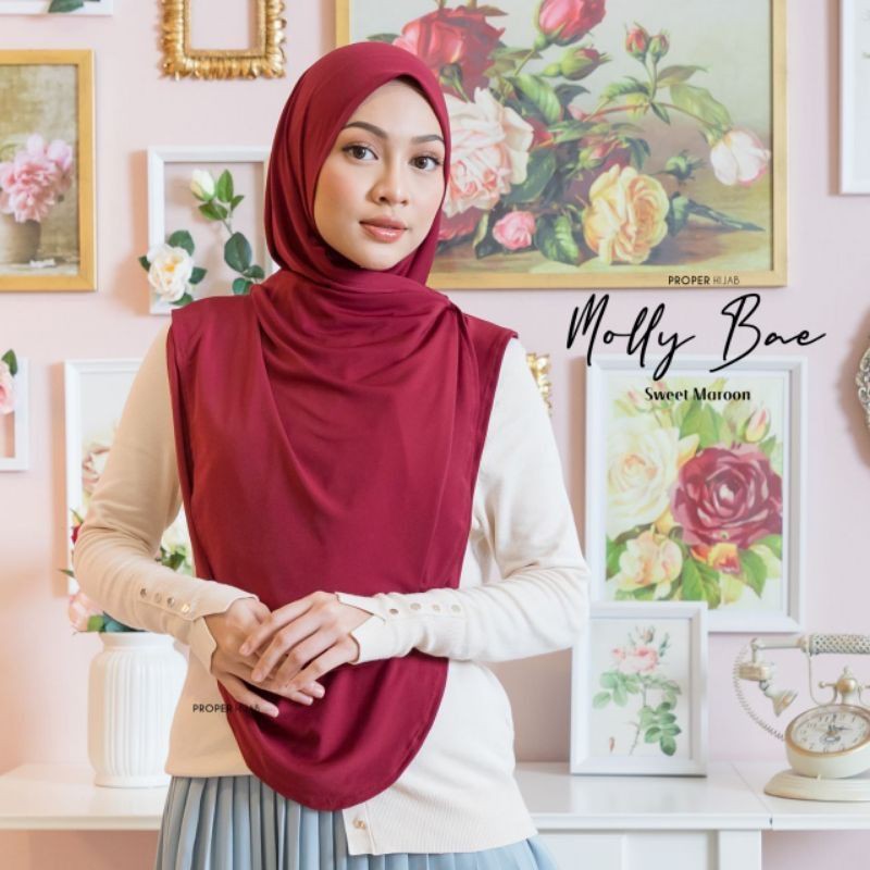 Proper Hijab : Ready Stock Molly Bae | Shopee Malaysia