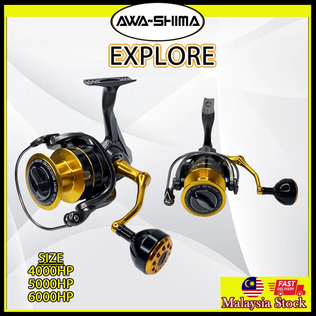 2022 NEW MODEL EXPLORE AWA SHIMA REEL #READY STOCK | Shopee Malaysia