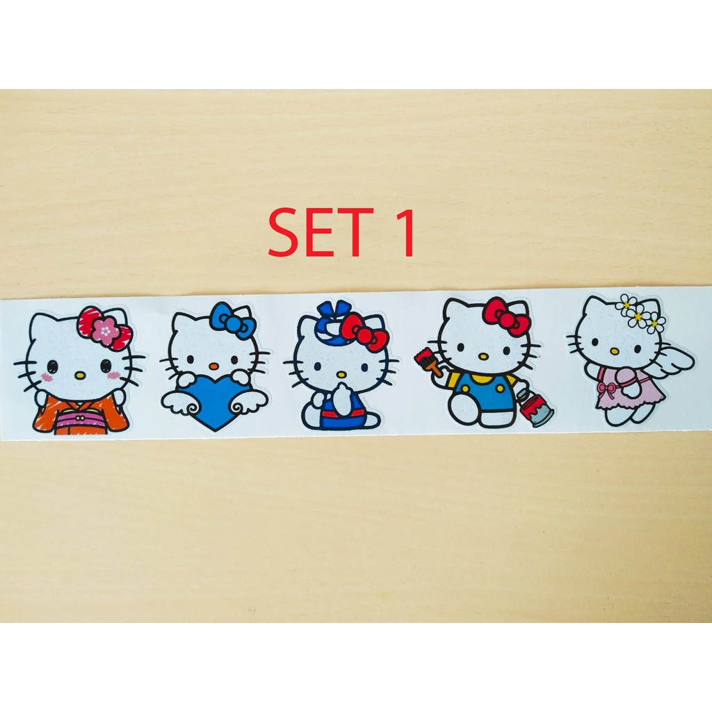 Set Of 5-6 Very Cute Stickers, Stickers, Stickers HELLO KITTY ...