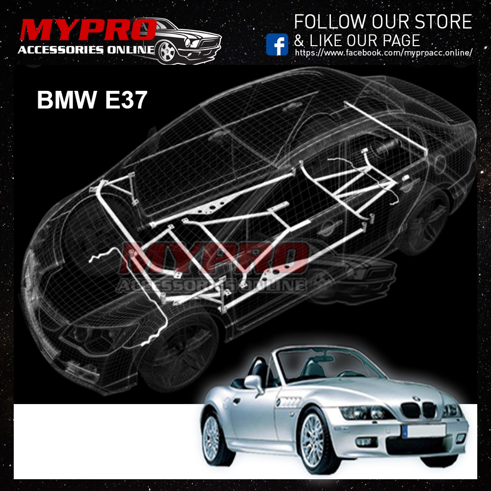 BMW E37 Z3 1.9 (Roadster) '95-'02 (2WD) (Manual)100%Original Ultra Racing Bar (FULL SET Ultra ...