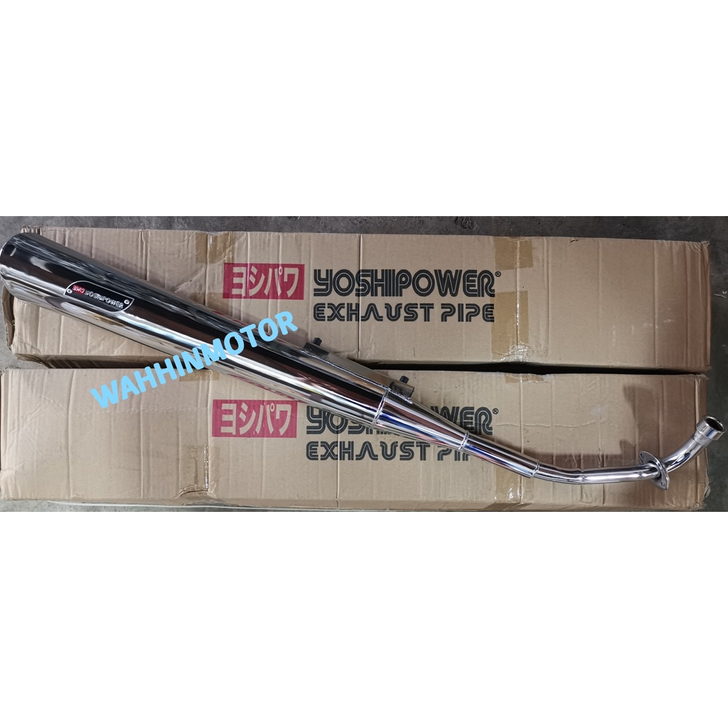 [ YOSHIPOWER ] HONDA EX5 HI POWER DREAM RACING STANDARD OPEN CUTTING MUFFLER EXHAUST PIPE EKZOS ...