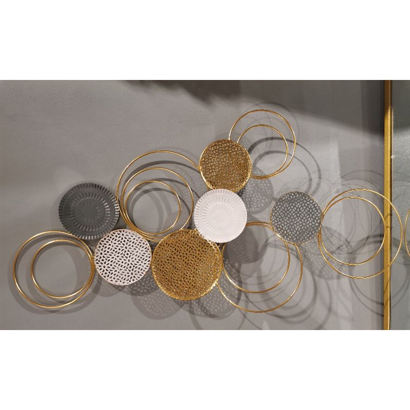 READY STOCK! Nordic Small Iron Metal Wall Hanging Art Decorationg ...