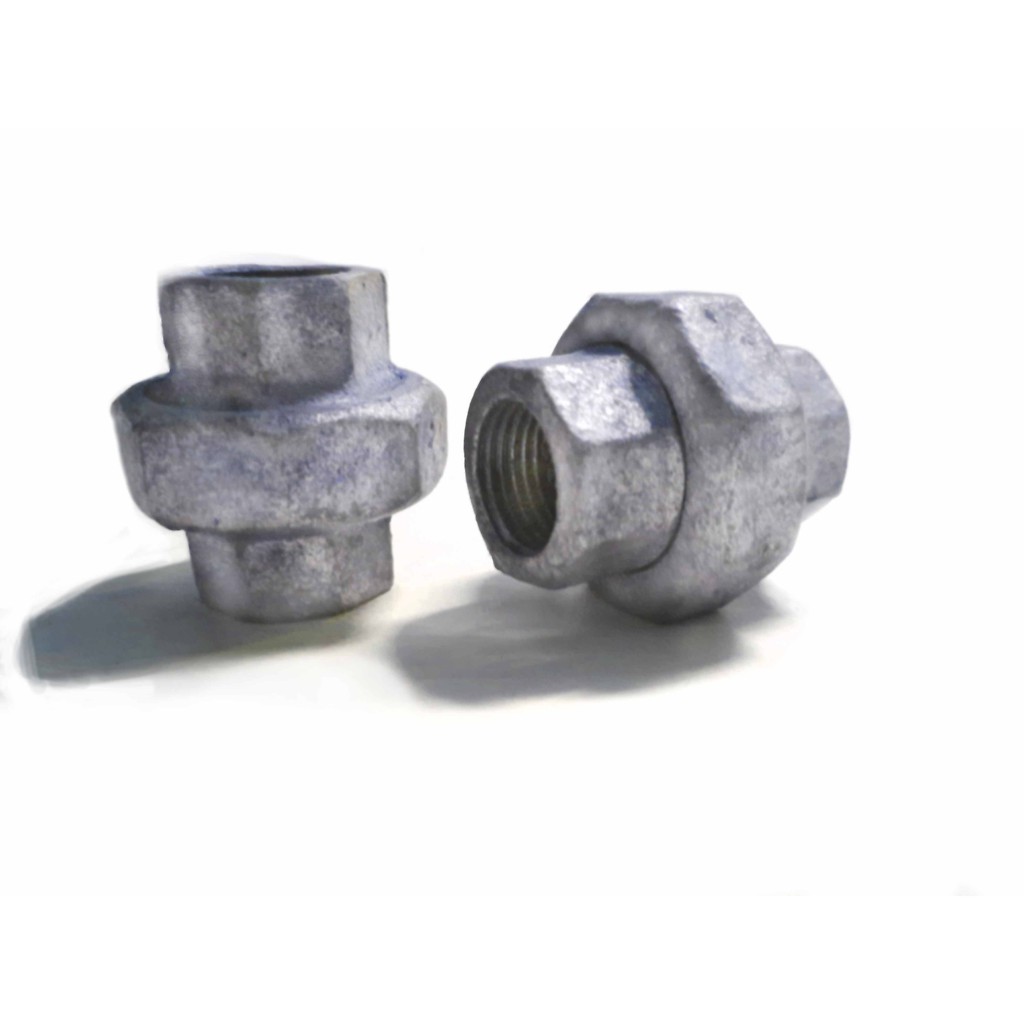 GI Pipe Union/ Galvanised Iron Pipe Fitting Union/ Union Pipe Besi ...
