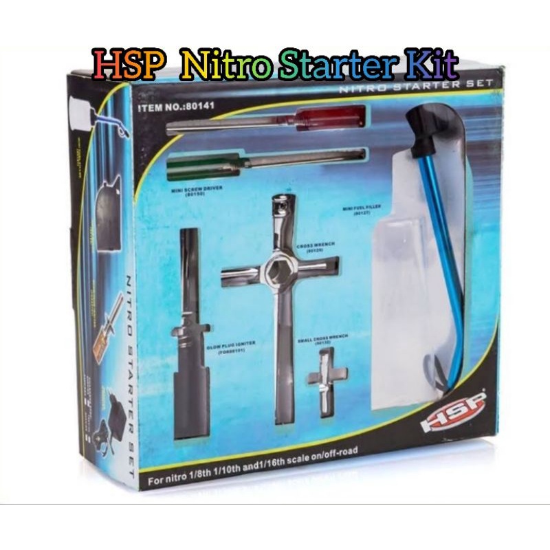 Hsp nitro tool glow heater fuel bottle screwdriver starter kit 1/10 1/8 ...