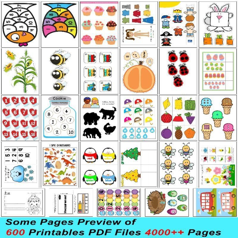 4000＋ Pages Printable Quiet book （softcopy） | Shopee Malaysia