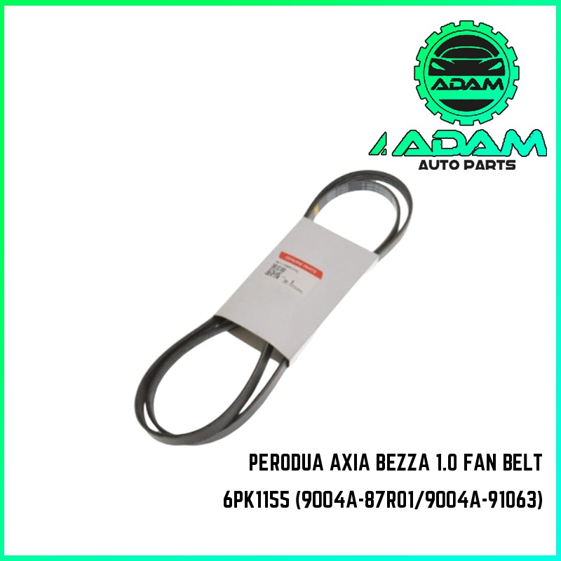 PERODUA AXIA BEZZA 1.0 FAN BELT 6PK1155 (9004A-87R01/9004A-91063 ...