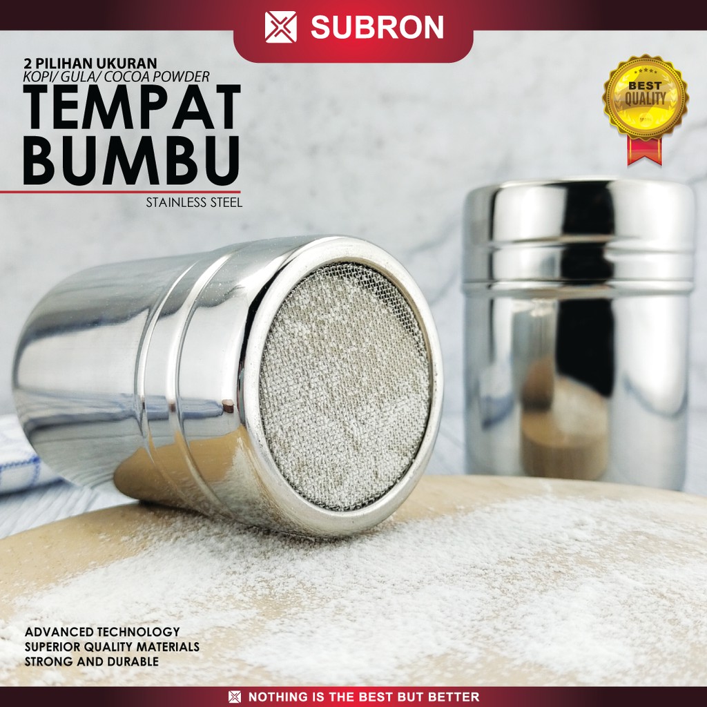 Subron Stainless Steel Latte Art Cocoa Powder Coffee Sugar Seasoning ...