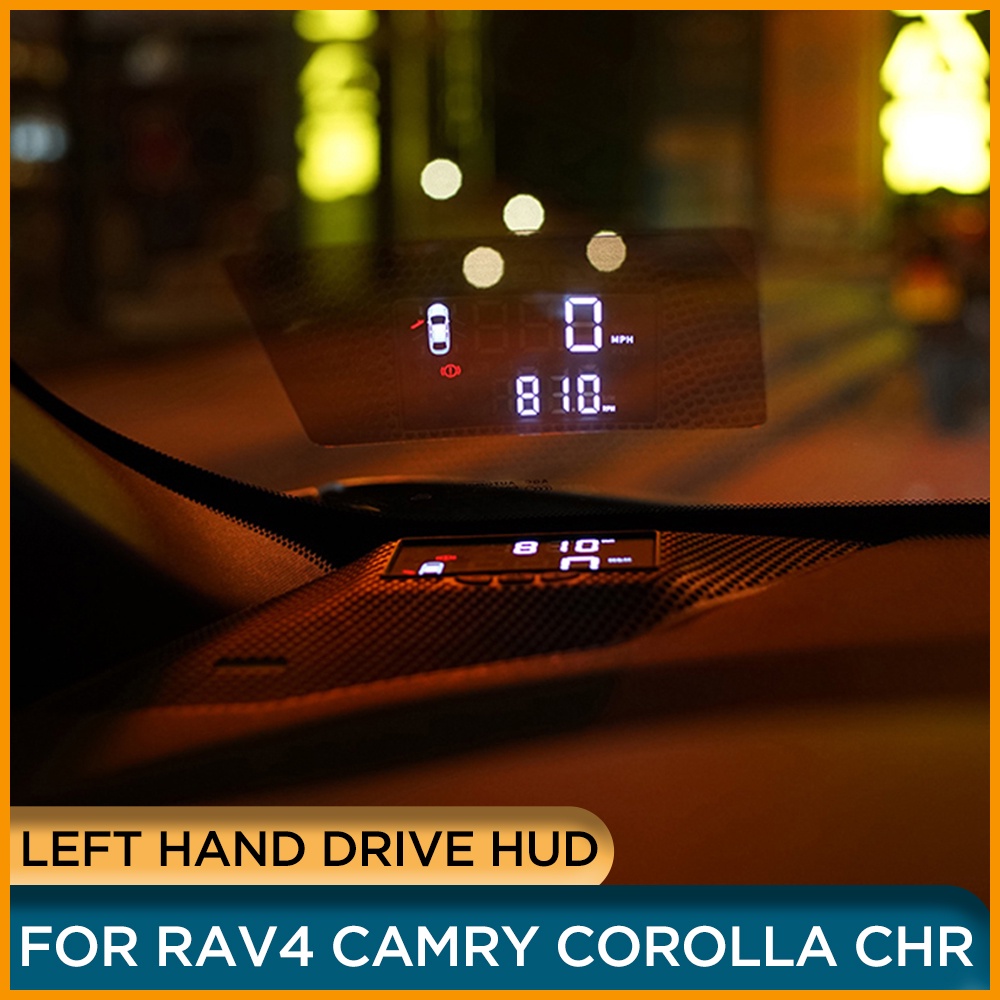 Left Hand Drive LHD Head Up Display HUD For Toyota CHR RAV4 OBD Driving ...