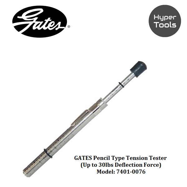 GATES Pencil Type Tension Tester (Up to 30lbs Deflection Force) - Model ...