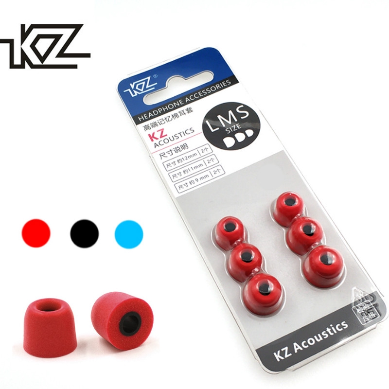 Original KZ Upgrade Ear Tips 3Pair(6pcs) Noise Isolating Comfortble ...