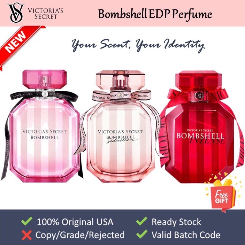 💯 Original EDP Perfume Bombshell Intense Seduction EDP 100ml New (Sealed Box) Victoria Secret ...