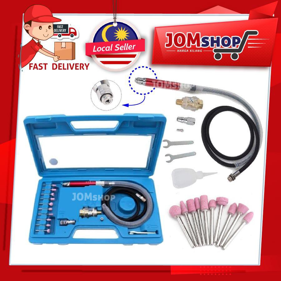 3mm Air Micro Die Grinder Kit Polishing Grinding Sanding Tool Mesin ...